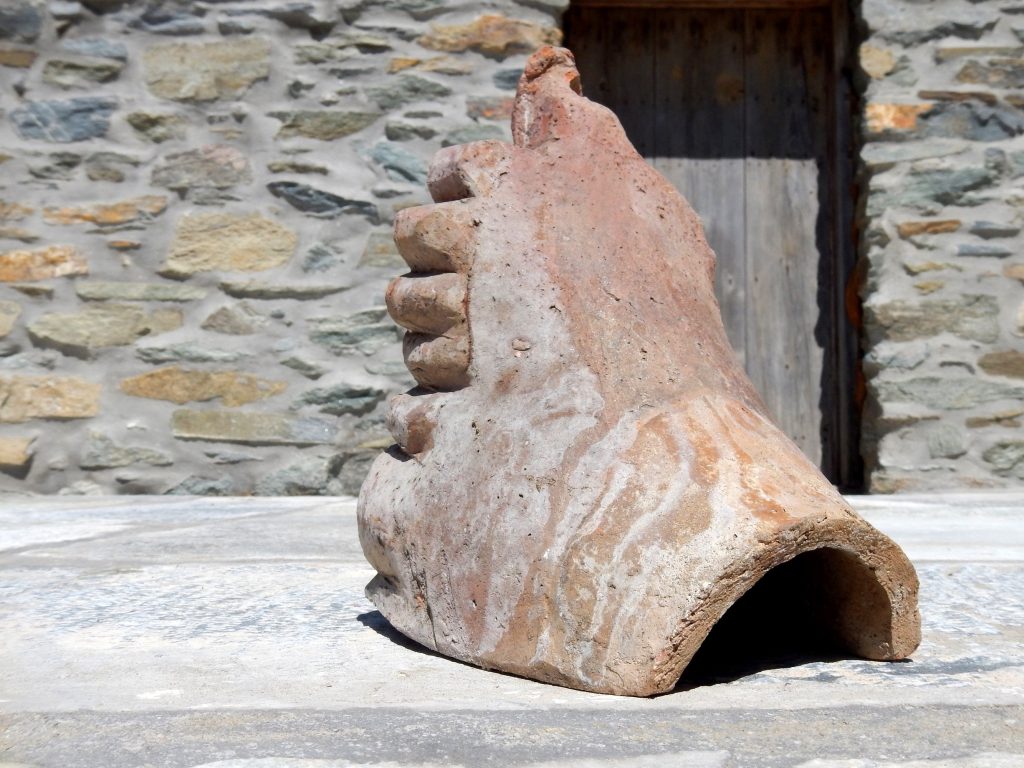 antique Greek Hermes Antefix, Greek akrokeramo, Antique terracotta ...