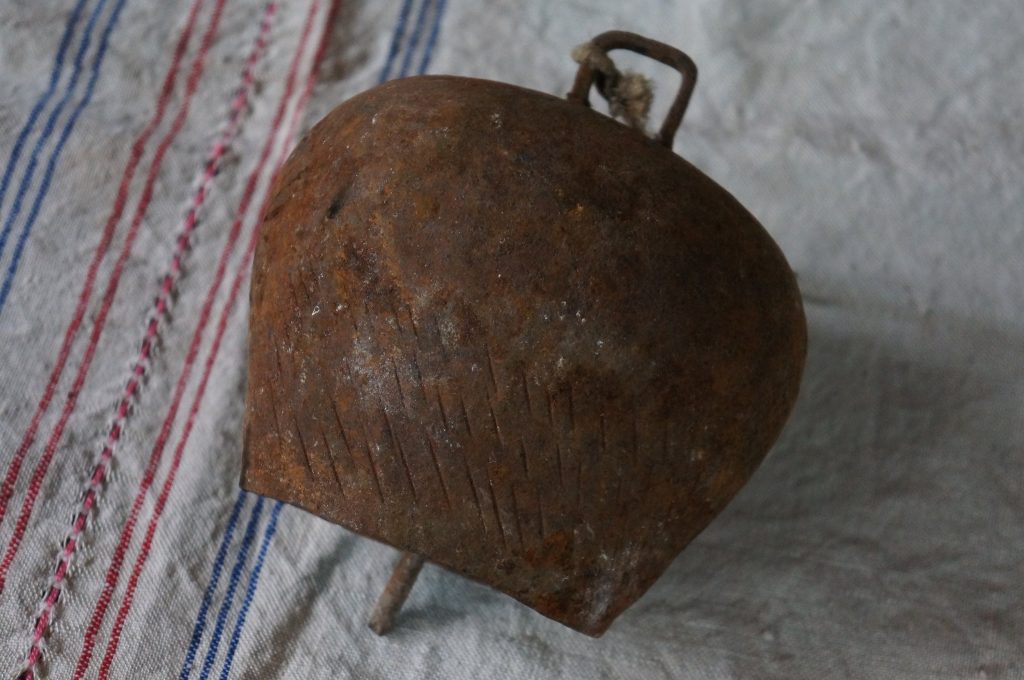 Antique Sheep goat bell, Farmhouse decor, cottage decor, Primitive iron ...
